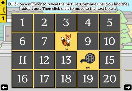 School Bus Speech - F Articulation Game - PowerPoint & Boom Cards™