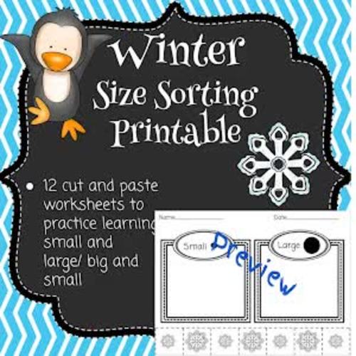 Sorting By Size Seasonal Bundle by Live Learning Love Learning | TPT