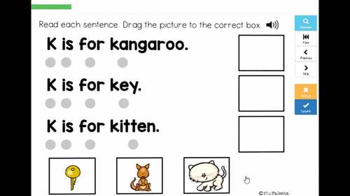 Letter of the Week K (Boom Cards™) by Miss Faleena | TPT