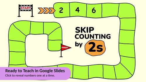 Skip Counting Paths | Editable Google Slides & Printables | 2s, 3s, 5s ...