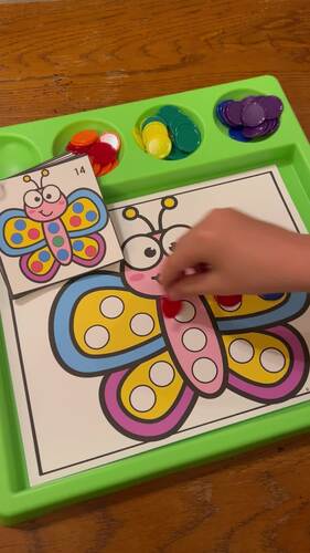 Butterfly Visual Discrimination Pattern Activity Cards | TPT