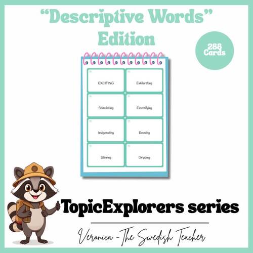 Descriptive Words Flashcards | 5th ESL ELA | Emotions & Attributes ...