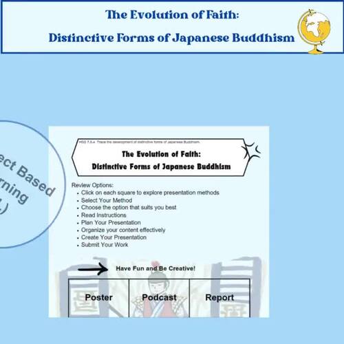 HSS 7.5.4 Distinctive Forms of Japanese Buddhism PBL Choice Board