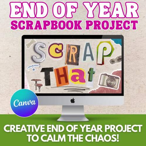 End of Year Activity | Scrapbook Project | Upper Elementary | TPT