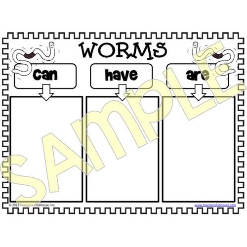 Wonderful Worms Unit: Literacy & Math Extensions by Teacher's Clubhouse