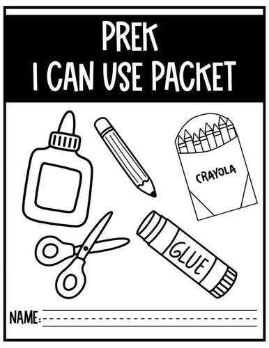 Fine Motor Skills Worksheets | PreK & Kindergarten | Pencil, Scissors ...