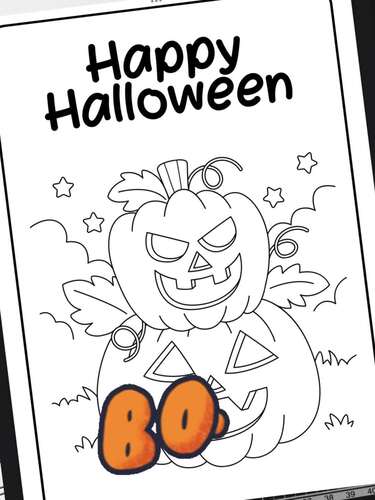 Halloween Coloring & Activity Pack | Classroom Party Activities - 162 Pages