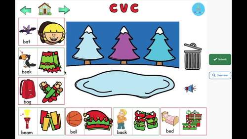 Apraxia Game - Build an Elf - Speech Therapy/ Winter/ Christmas | TPT