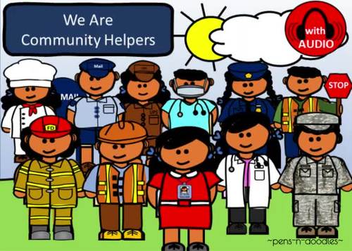 EMERGENT READER | Community Helpers by The Language Learning Pod