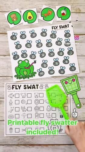 Beginning Sounds Game - Beginning Sound Games - Swat Game | TPT