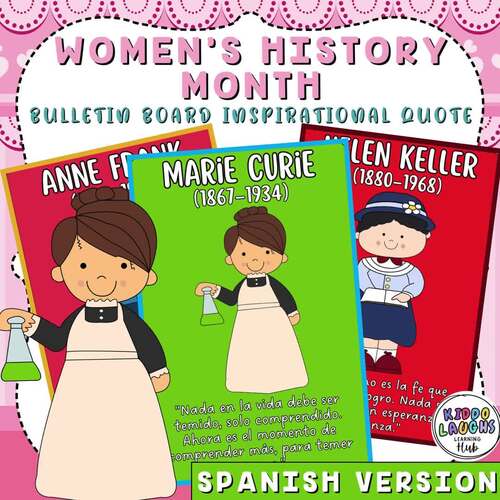Women's History Month Bulletin Board Inspirational Quotes & Classroom Decor