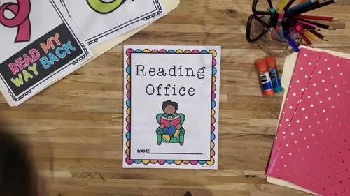 READING Office Reading Folder Mat ~ Reader's Workshop & FUN Phonics Aligned