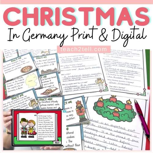 Christmas in Germany Print & Digital | Winter Holidays Around the World