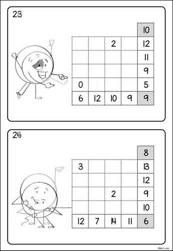 Addition Practice Math Puzzles - 40 Fun Addition Problem Solving Challenges