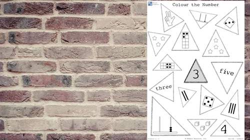 NUMBERS TO 10 Shade Colour the Number Subitising Printable Worksheets