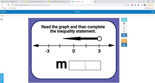 Reading Inequality Graphs - Digital Boom Cards™ by Acute as a Button