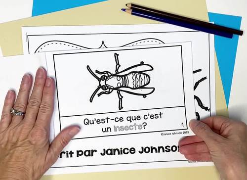 Les insectes | French Insects Reader | Printable & Boom Cards w Audio ...