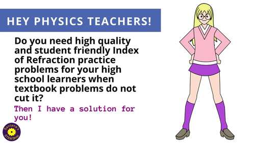 Index of Refraction Practice Problems: Notes and Worksheets for Physics