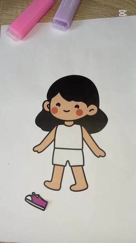 Summer Dress Up Clothes Kids Craft | Get Dressed Activity | TPT