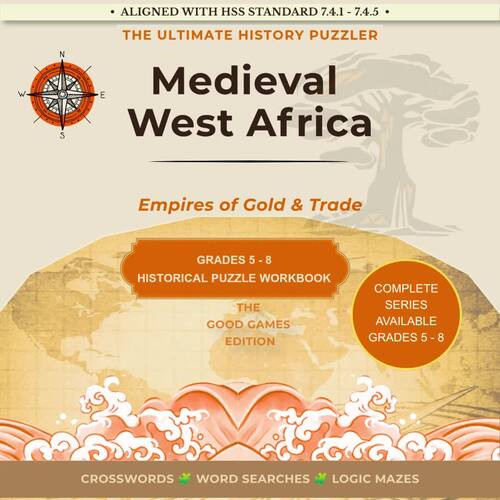 Medieval West Africa Puzzle Workbook | Ghana, Mali, Songhai Activities ...