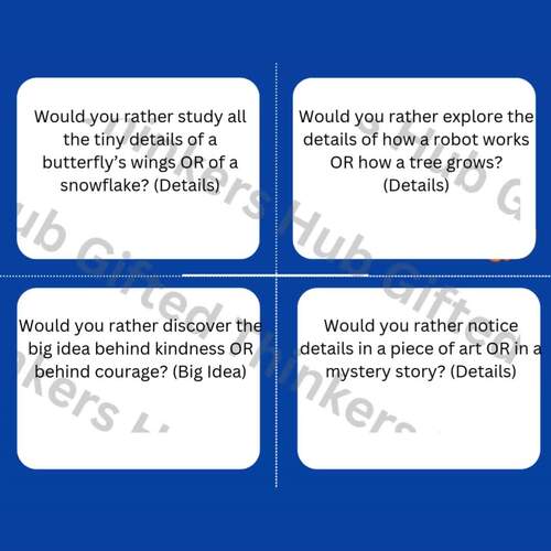 Would You Rather Critical Thinking Activities | Boost Depth & Complexity!