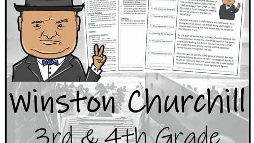 Winston Churchill Close Reading Comprehension Activities | 3rd Grade ...