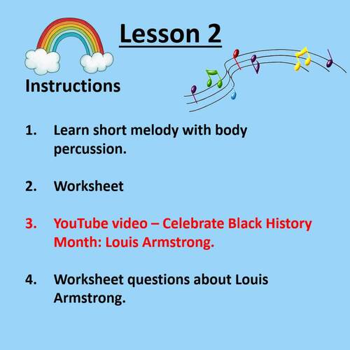 What a Wonderful World, Elementary Music Lessons, Activities | TPT