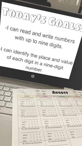 Daily Student Self-Reflection Calendars - Math by Teaching New Math