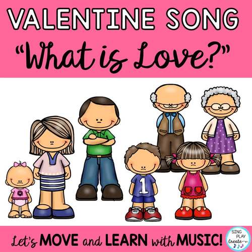 Valentine's Day Song "What is Love?" Mp3 Vocal and Acc. Tracks | TpT