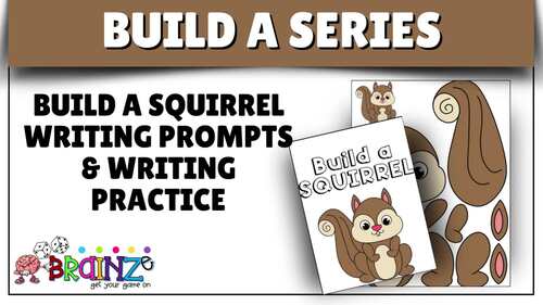 Build a Squirrel Craft | Letter S Alphabet Activity | Fall Animal Cut ...