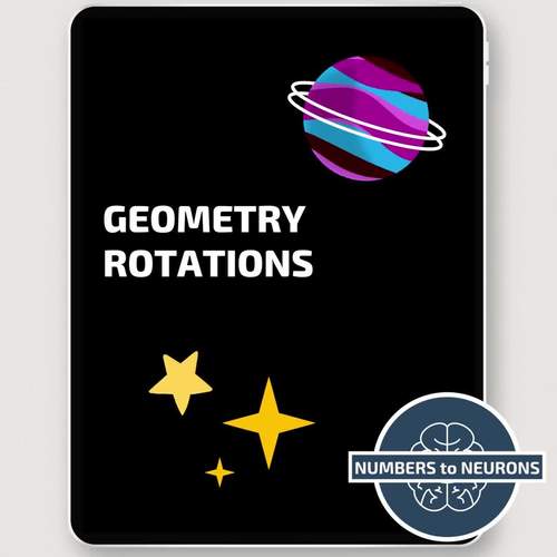 Geometry Rotations Activity Escape Room by Numbers to Neurons | TpT