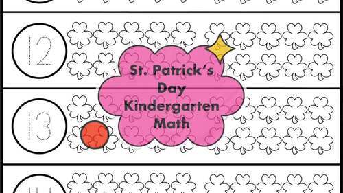 St. Patrick’s Day Kindergarten Math by Serendipity Math Shop | TPT