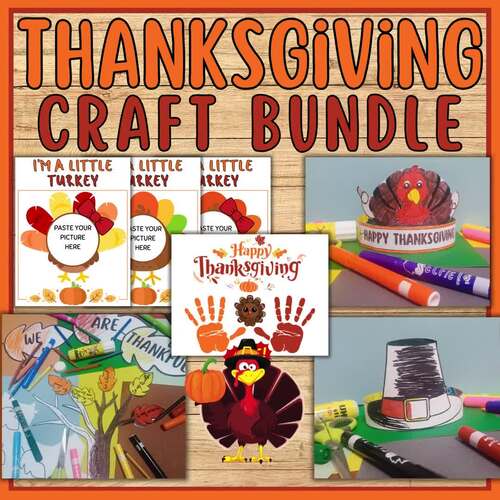 Thanksgiving Craft Bundle | Thanksgiving Bundle by ProTeacher Resources