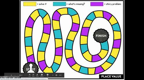 Digital Place Value Math Game for Distance Learning | Interactive Game ...