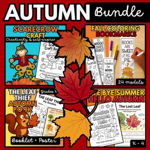 Goodbye Summer Hello Autumn Fall Activities Bundle Elementary | Craft ...