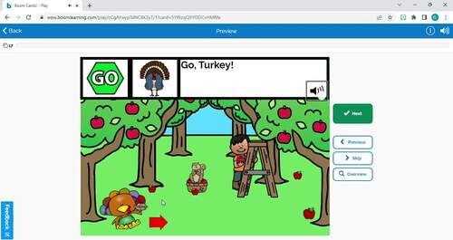 Go, Turkey! Where's the Sneaky Squirrel? by Creative Speech Language ...