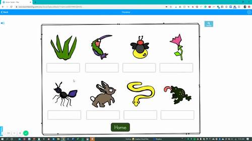 BOOM CARDS In the Tall Tall Grass Book Companion | Literacy-Based | Speech