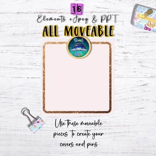 Mini Mermaid MOVEABLE Product Mockup| Paper Product TpT Sellers by ...