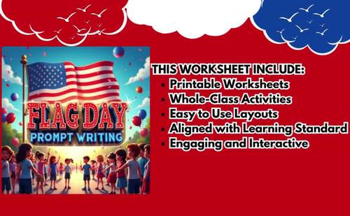 Celebrate Flag Day with Fun Writing Prompt Activities 3rd,4th,5th,6th ...