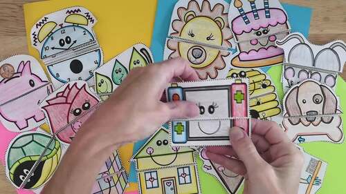 BUNDLE Phonics Crafts Long Vowel CVCE Silent E Worksheets Activities ...