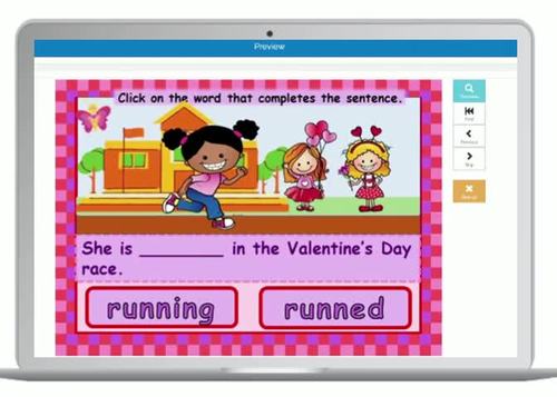 Valentine's Day - Suffixes -ed and -ing (Boom Cards) | TPT