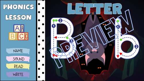 Phonics Letter 'B' 'b' - Complete Workshop Model PowerPoint Lesson