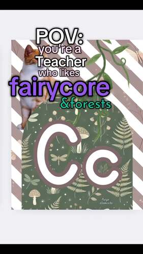 Fairy Core Forest Classroom Decor GROWING Bundle Aesthetic Whimsical ...