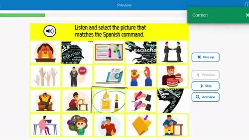 Boom Cards-Los Mandatos 2 (Tú) Afirmativos-Picture Reveal Listening ...