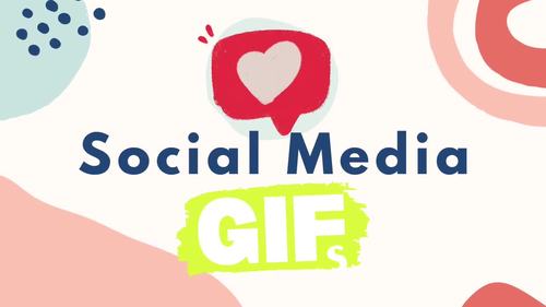 Social Media GIF Pack by Little Shoutout | TPT