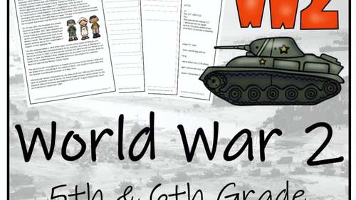 Overview of World War 2 Close Reading Comprehension Activity | 5th ...
