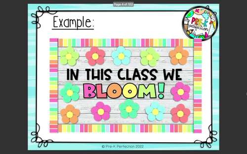 April Bulletin Board | TOGETHER WE BLOOM | FLOWER Bulletin Board