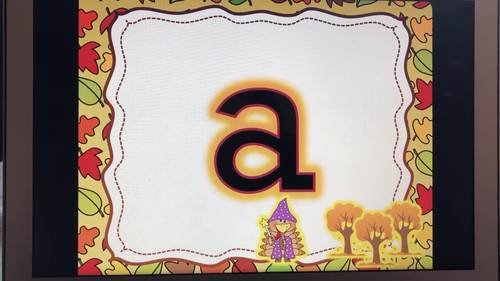 Turkey (in Disguise) Letter Naming Fluency (LNF) PowerPoint Slideshow