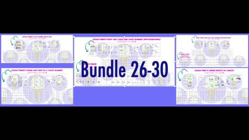 BUNDLE First Grade Math Lessons 26, 27, 28, 29, and 30 by The Mint Chip ...