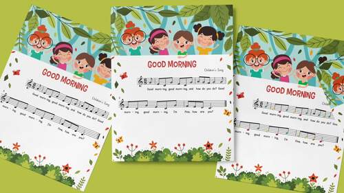 Play "Good Morning"- American Folk Song | Recorder & Boomwhackers Sheet ...